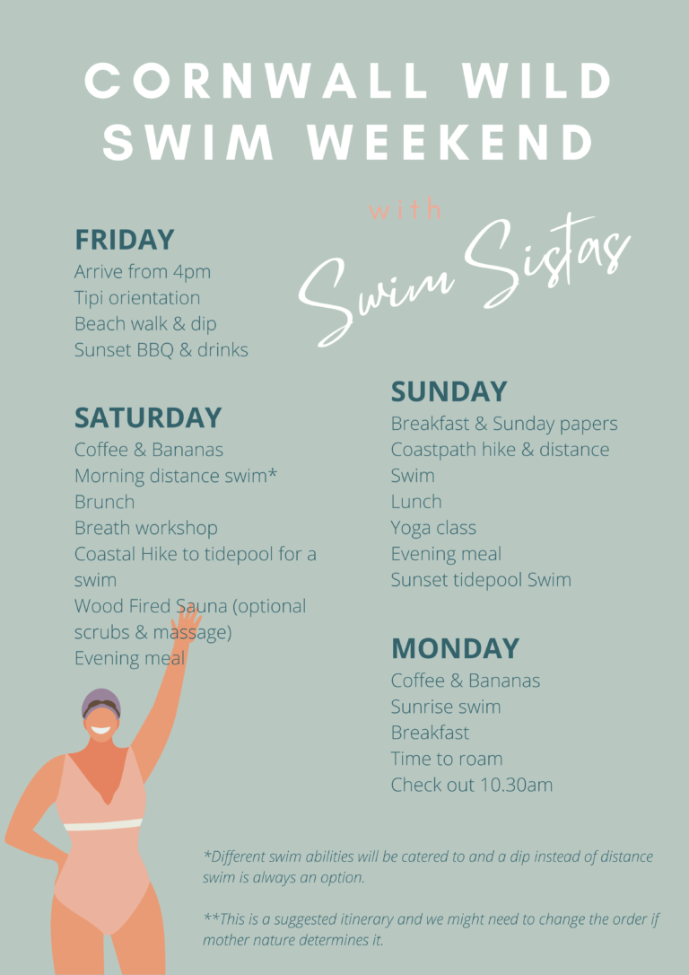 Wild Swim Weekend in Cornwall – SURF SISTAS